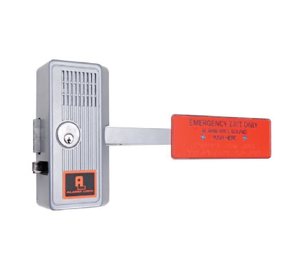Alarm Lock 250WP28 Weather Resistant Alarmed Paddle Panic Lock Aluminu ...