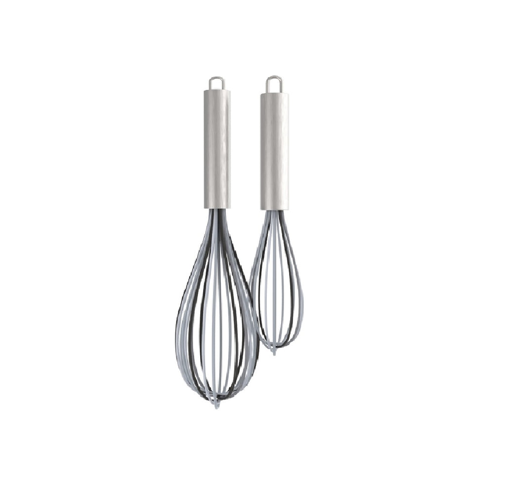 Core Kitchen AC29831 Whisk Set, Silicone/Stainless Steel — LIfe and Home