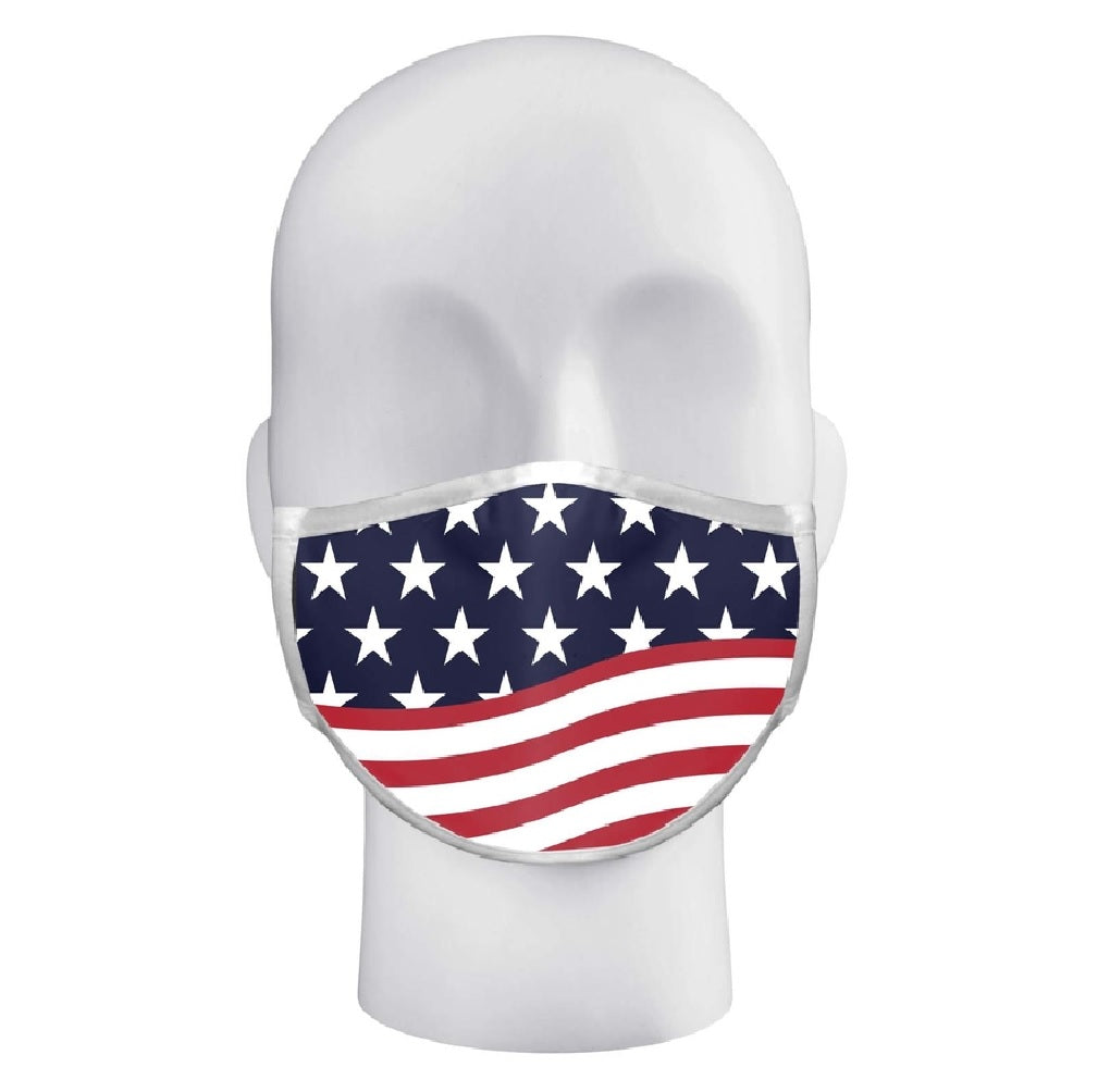 Alleson AS1163-000006 Badger Face Mask, American Flag — LIfe and Home