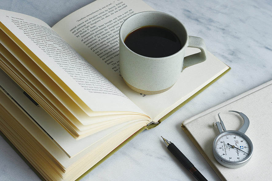 Kinto CLK-151 Ceramic Lab Wide Mug - White — LIfe and Home