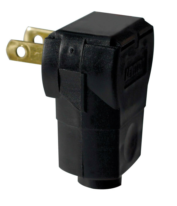 Residential Vinyl Polarized Angle Plug, 15 Amp, low price, hardware ...