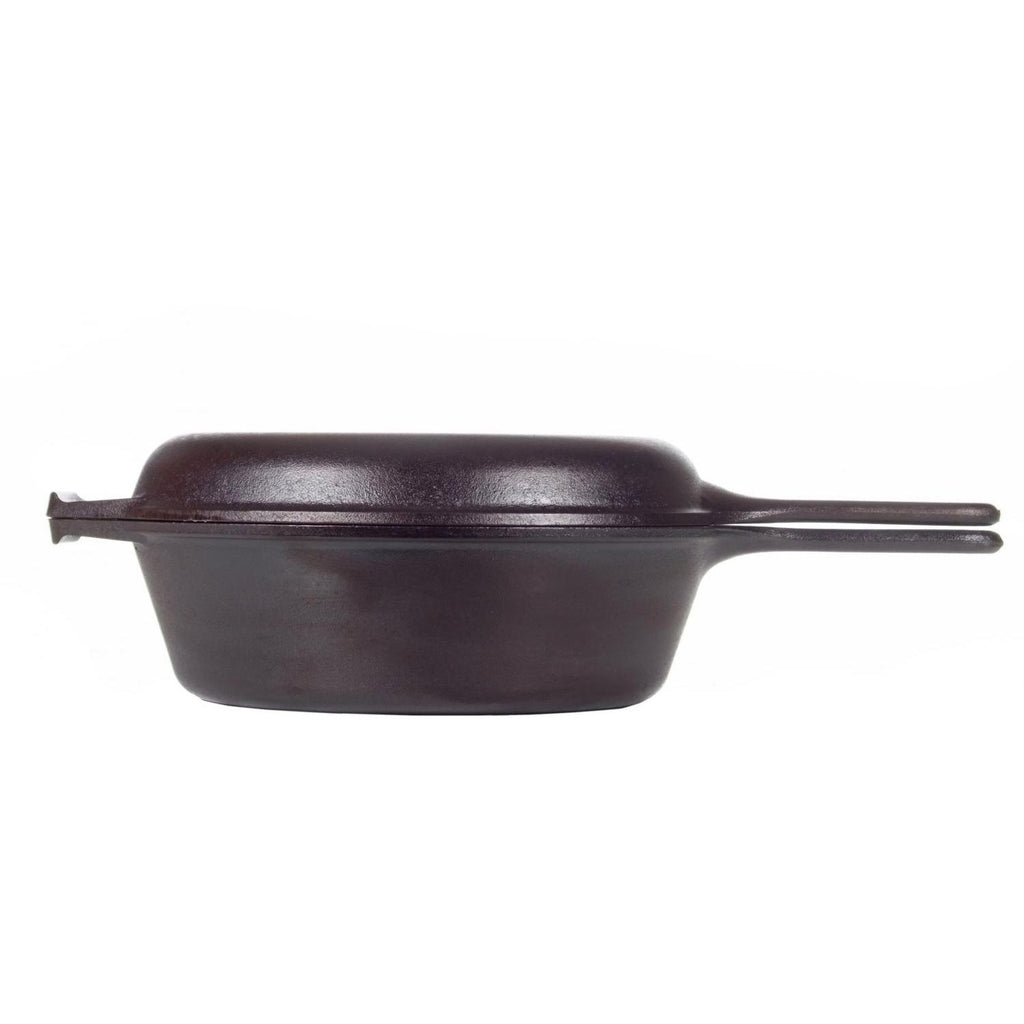 Pre-Seasoned Cast Iron Combo Cooker, 3 Quart, low price, professional ...