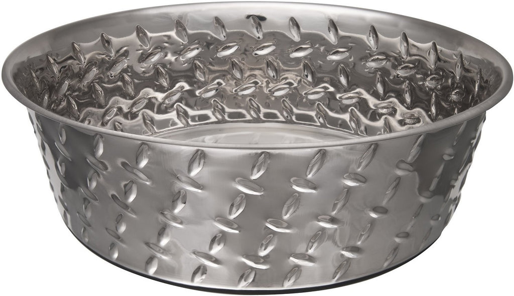 Ruff ‘N Tuff Diamond Plate Dog Bowl on sale, pet insect supplies at low ...