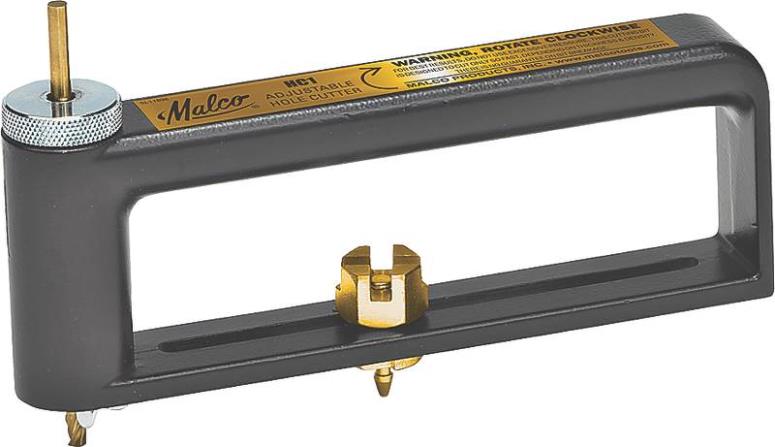Malco Products HC1 Sheet Metal Hole Cutter, 2" to 12", Lightweight ...