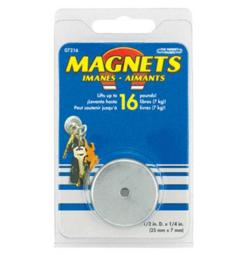 Master Magnetics 07216 Round Base Magnet, 16 Lb — LIfe and Home