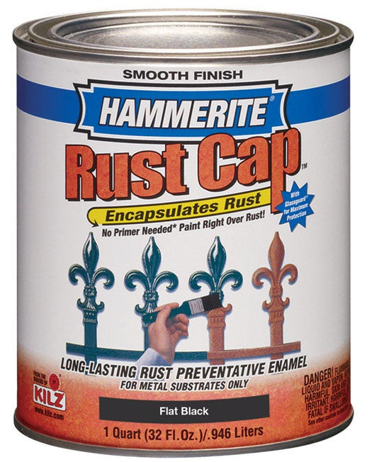 Hammerite Rust Cap Brush Grade Smooth Enamel Finish, shop bulk paint ...