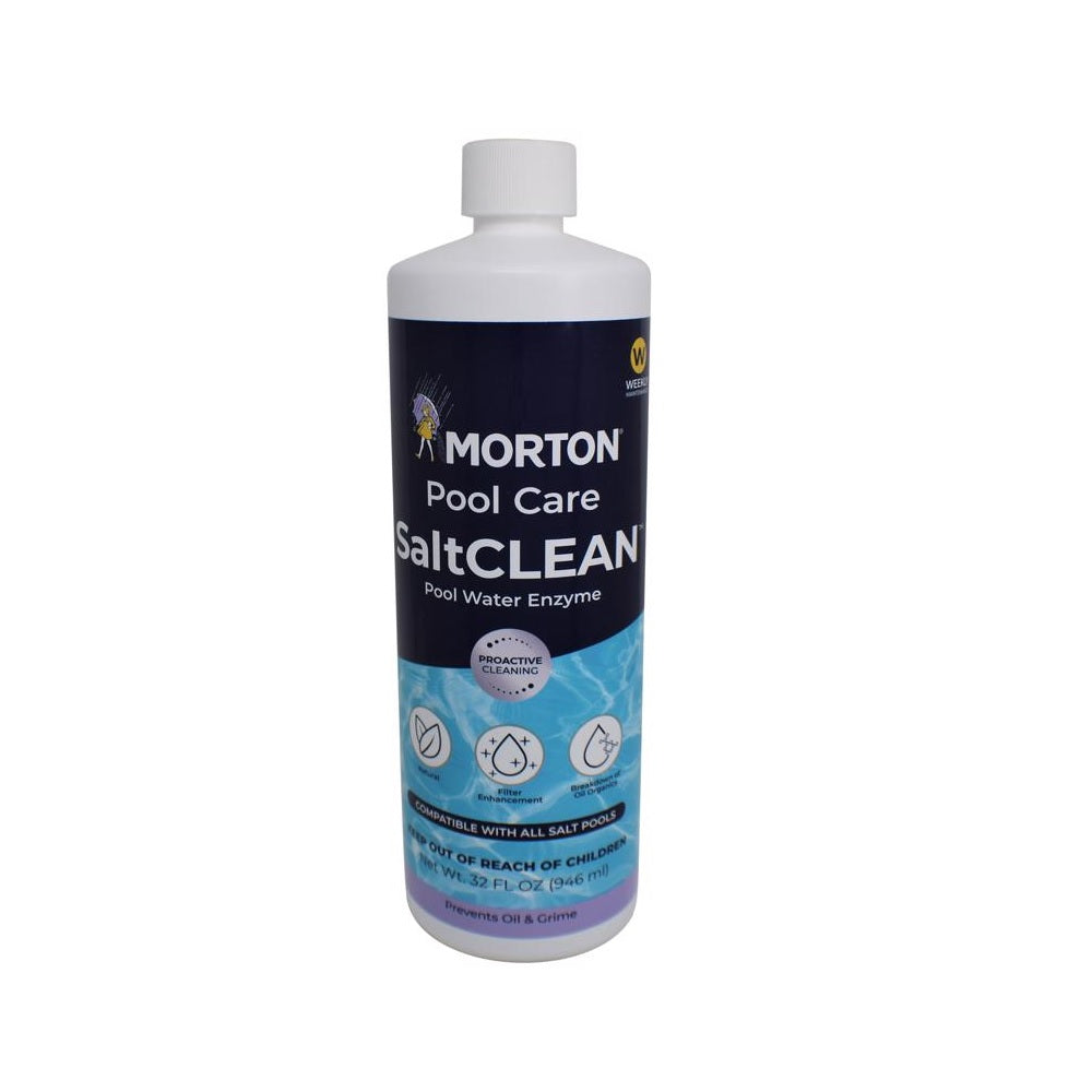 Morton Pool Care MPC-CLN32 SaltCLEAN Enzyme Cleaner, 32 Ounce — LIfe ...