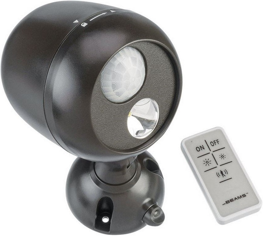 Buy Mr. Beams Wireless Motion Sensor LED Spotlight w/ Remote Control ...