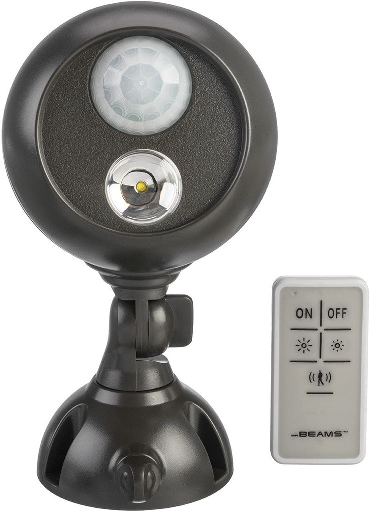 Buy Mr. Beams Wireless Motion Sensor LED Spotlight w/ Remote Control ...