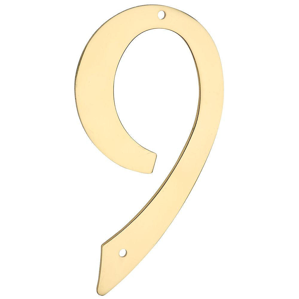 V1901 #9 House Numbers, Solid Brass on sale, construction hardware ...