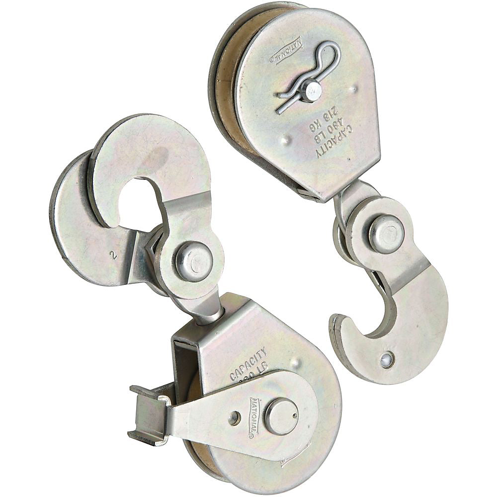 Single Pulley Block & Tackle Set, 2", low price, best builders hardware ...