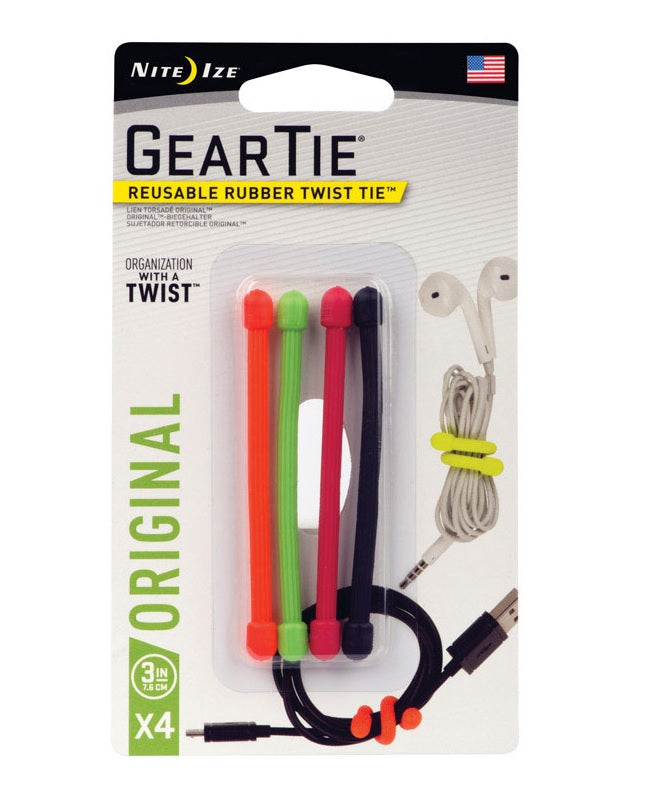 Reusable Rubber Twist Ties - 3", low price, electrical material & goods ...