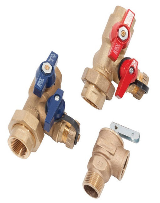 Tankless Heater Service Valve Kit, shop bulk plumbing supplies at low ...