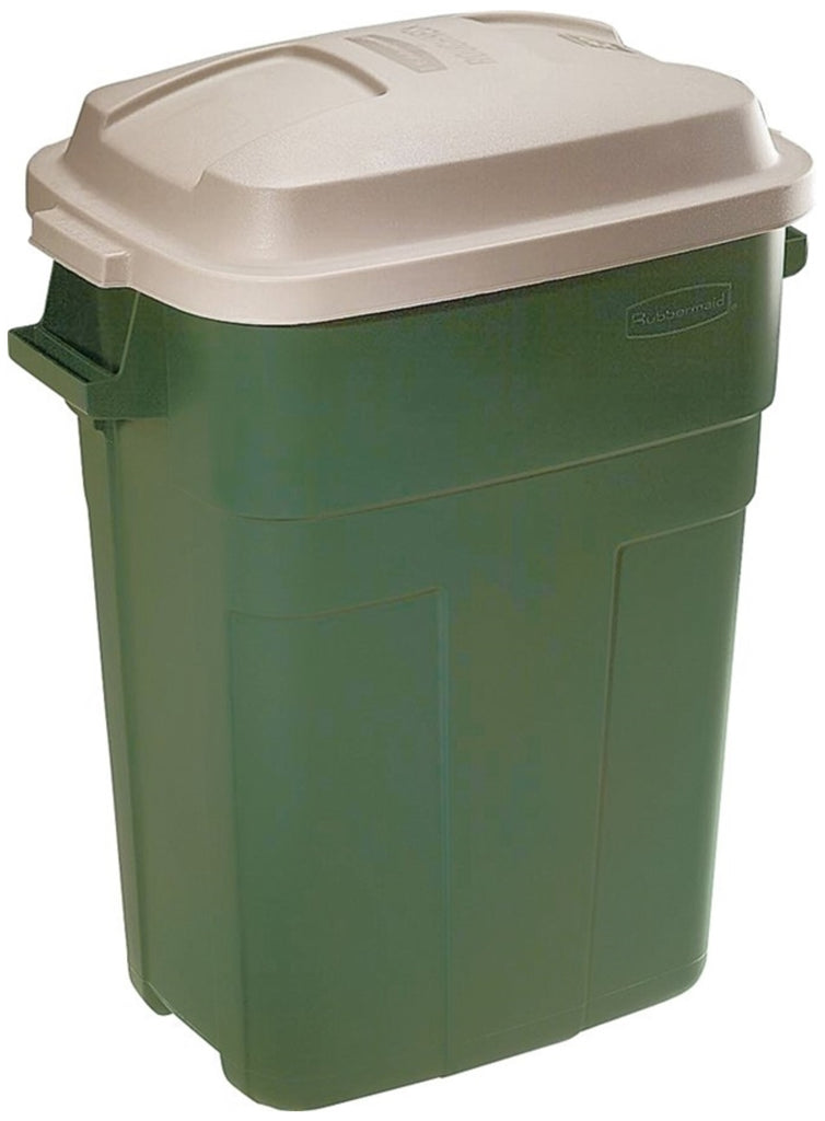 Rubbermaid 297900EGRN Roughneck Trash Can, 30 Gallon — LIfe and Home