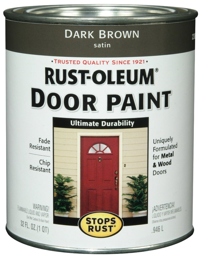 Stops Rust Door Paint, Dark Brown on sale, painting equipments at low ...
