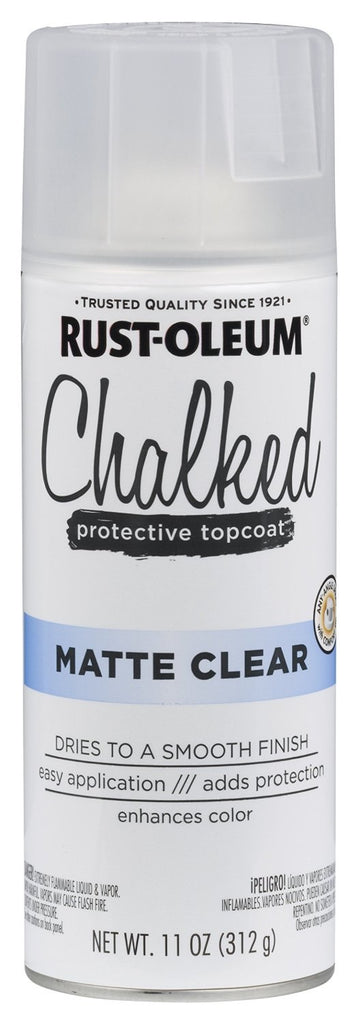 Chalked Ultra Matte Finish Spray Paint, Clear Top Coast, shop painting ...