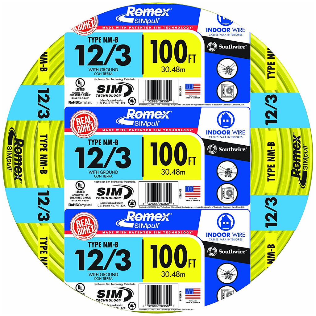 Non-Metallic Building Wire, Yellow on sale, construction electrical ...