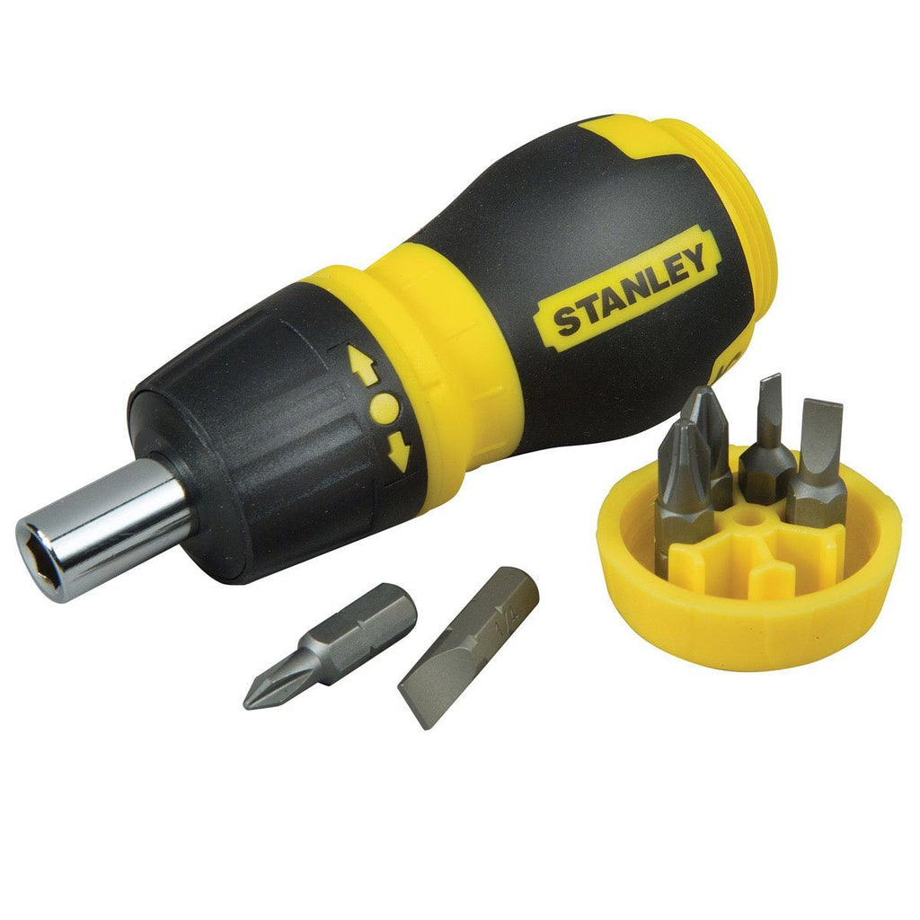 Stanley 66-358 Ratcheting Multi-Bit Stubby Screwdriver — LIfe and Home