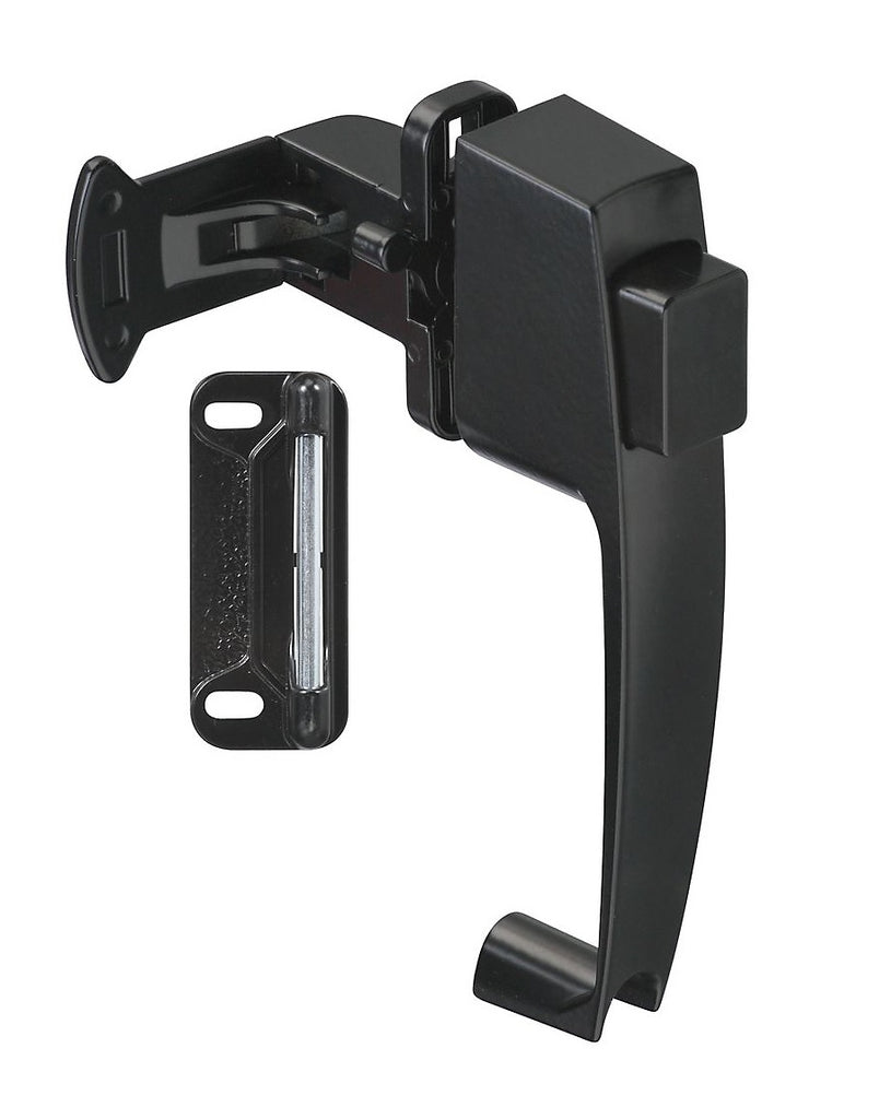 Keylocking Pushbutton Latch Black Coated, low price, building hardware ...
