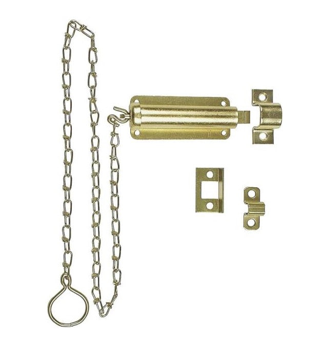 Satin Brass Chain Bolt on sale, construction hardware supplies at low ...