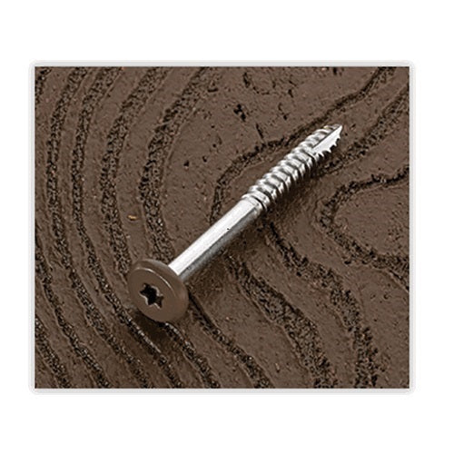 Fascia Torx Chocolate screws, 100 Piece, low price, best home hardware ...