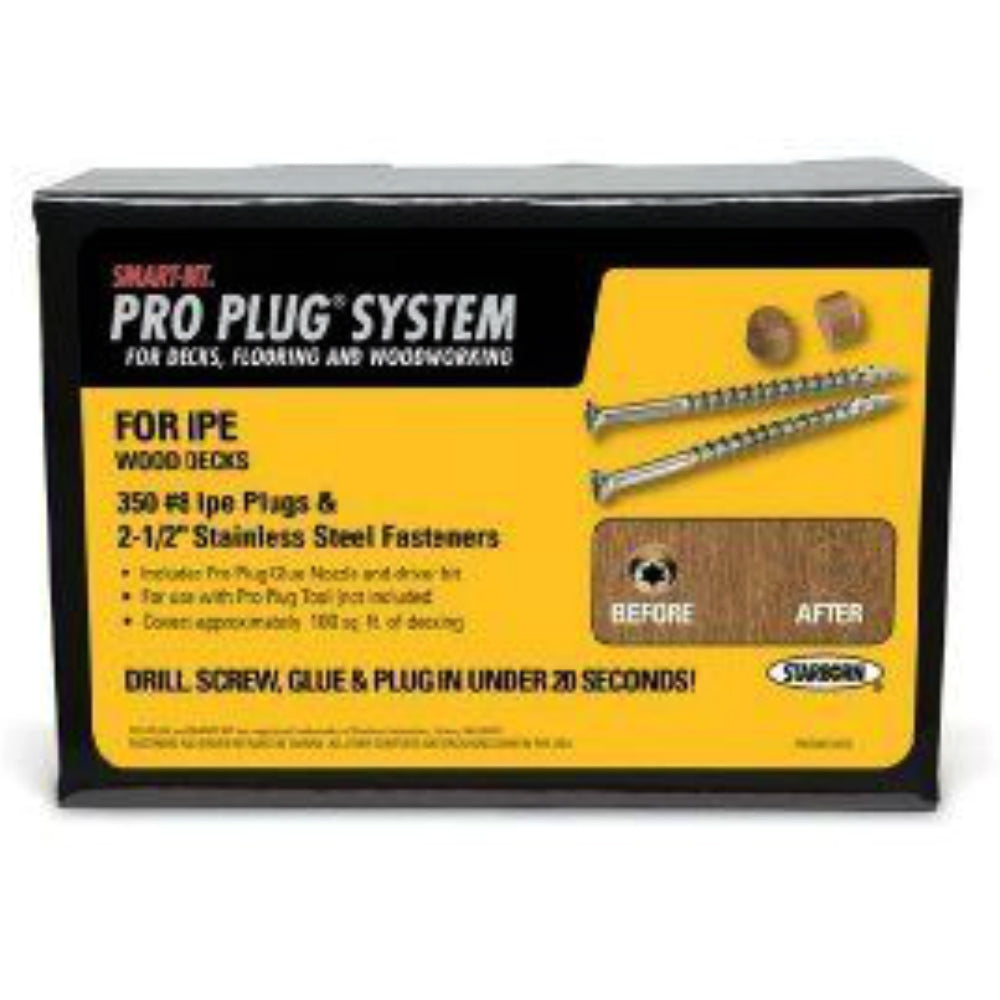 Pro Plug System Wood Deck Kit, IPE, low price, building hardware ...