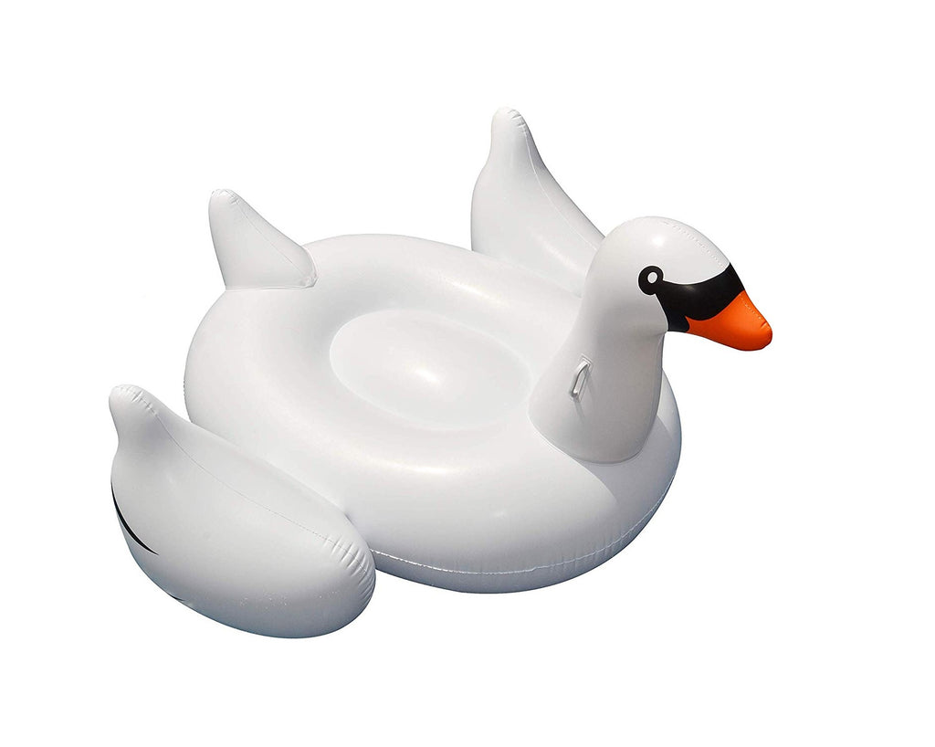 Giant Swan Inflatable Pool Toy, low price, best outdoor living ...