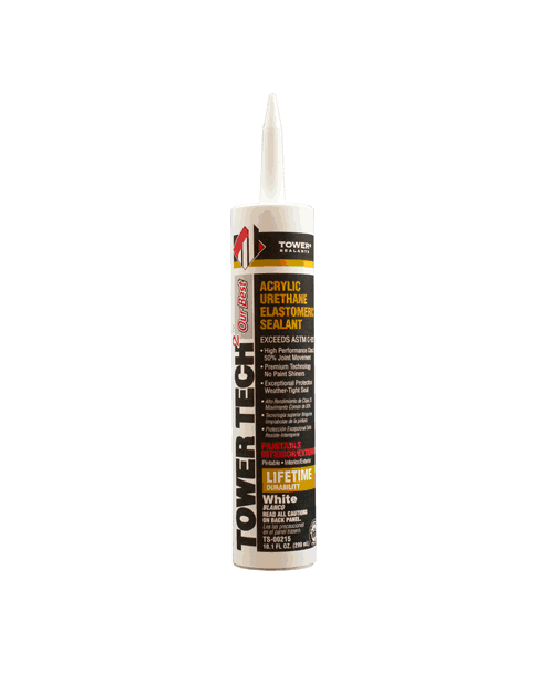 Tower Tech 2 Acrylic Urethane Sealant, White on sale, painting goods ...