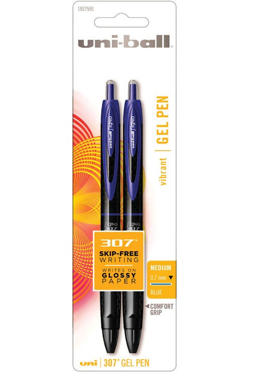 Uni-ball Gel Pens, Blue, low price, bulk office stationery supplies for ...