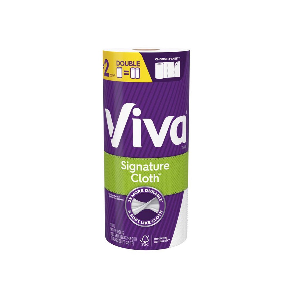 Viva 54874 Signature Cloth Paper Towels, White, 94 Sheet, 1 ply — Life ...
