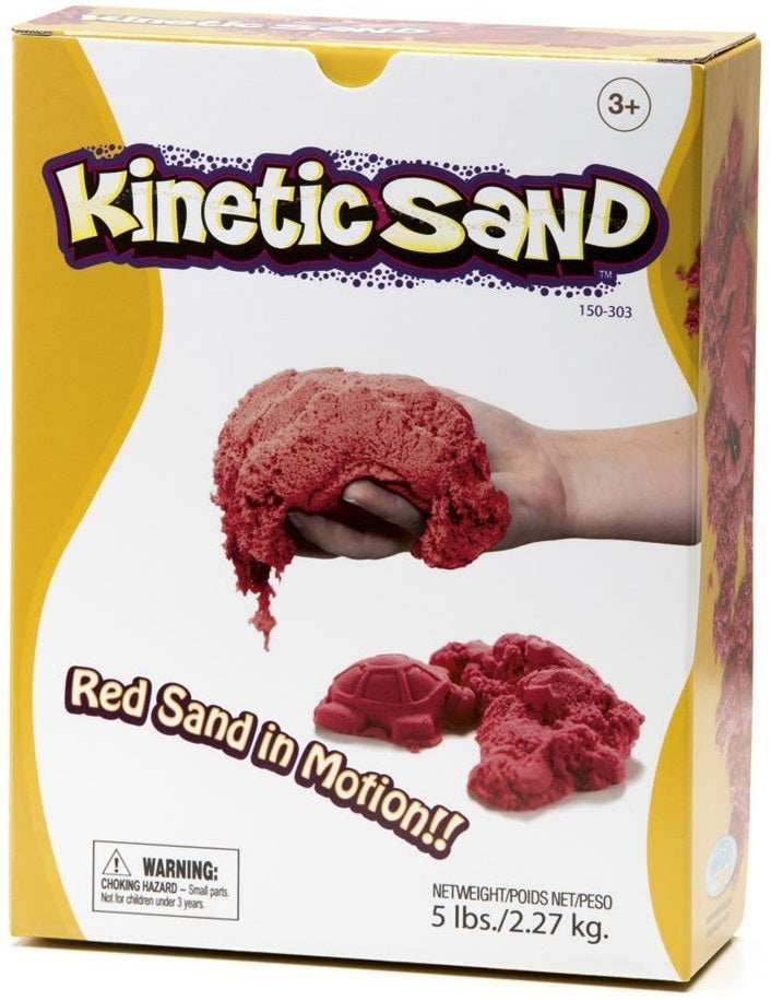 WABA Fun 150-303 Kinetic Sand Box, 5 lbs, Red — LIfe and Home