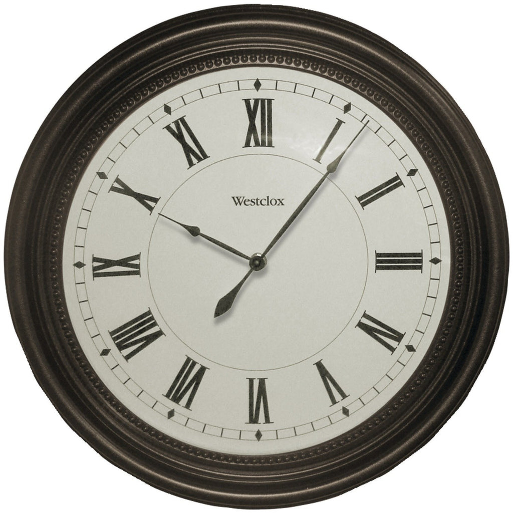 Plastic Dark Brown Wall Clock on sale, household maintenance supply at ...