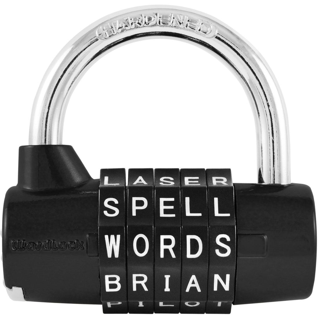 Word Padlock, 5-Dial Combination, low price, best builders hardware ...
